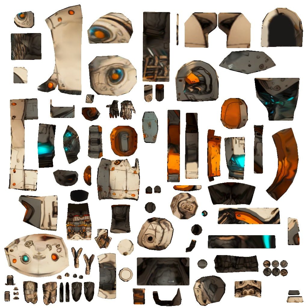 Modeling a robot with some added difficulty - Echoes of Somewhere