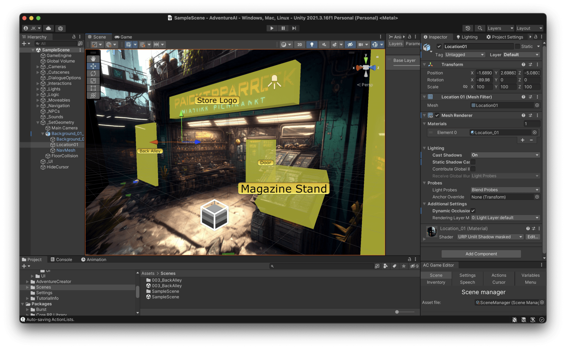 AI assisted graphics: blending 3D characters on top of 2D backgrounds ...