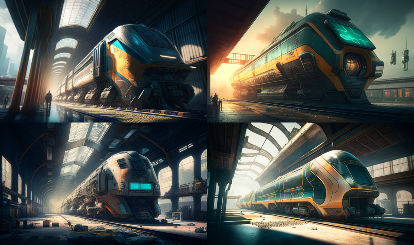 Maglev train - an animated location - Echoes of Somewhere