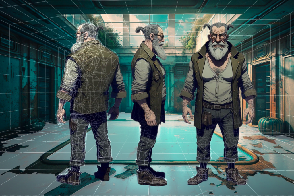 AI Character Design - Echoes of Somewhere
