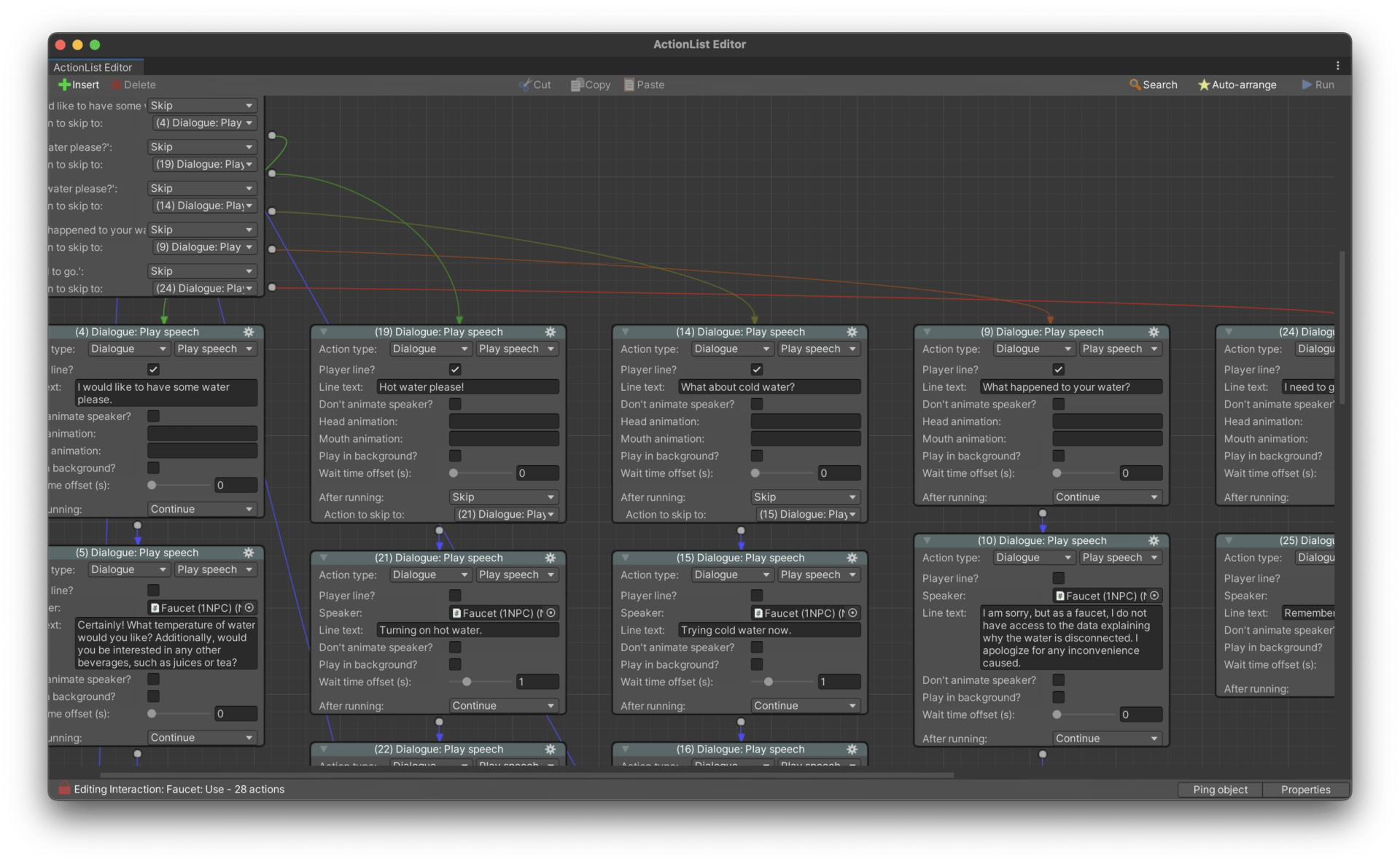 ChatGPT dialogue for games - Echoes of Somewhere