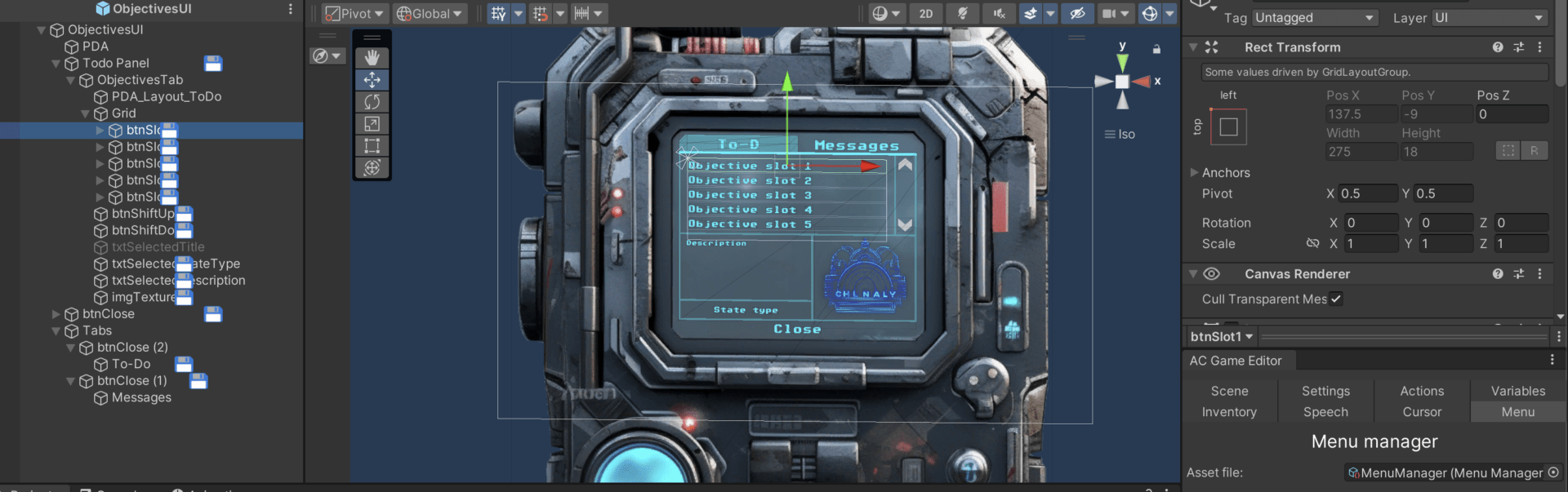 AI generated UI assets - Echoes of Somewhere