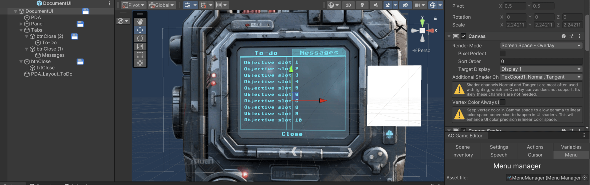 AI generated UI assets - Echoes of Somewhere