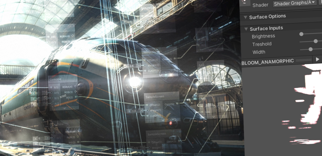 Anamorphic Bloom post effect from Unity - Echoes of Somewhere